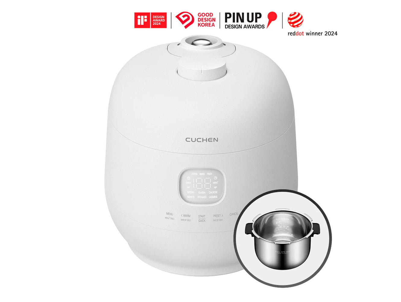 Buy Cuchen IH Dual Pressure Full Stainless Multi Cooker, Rice Cooker ...