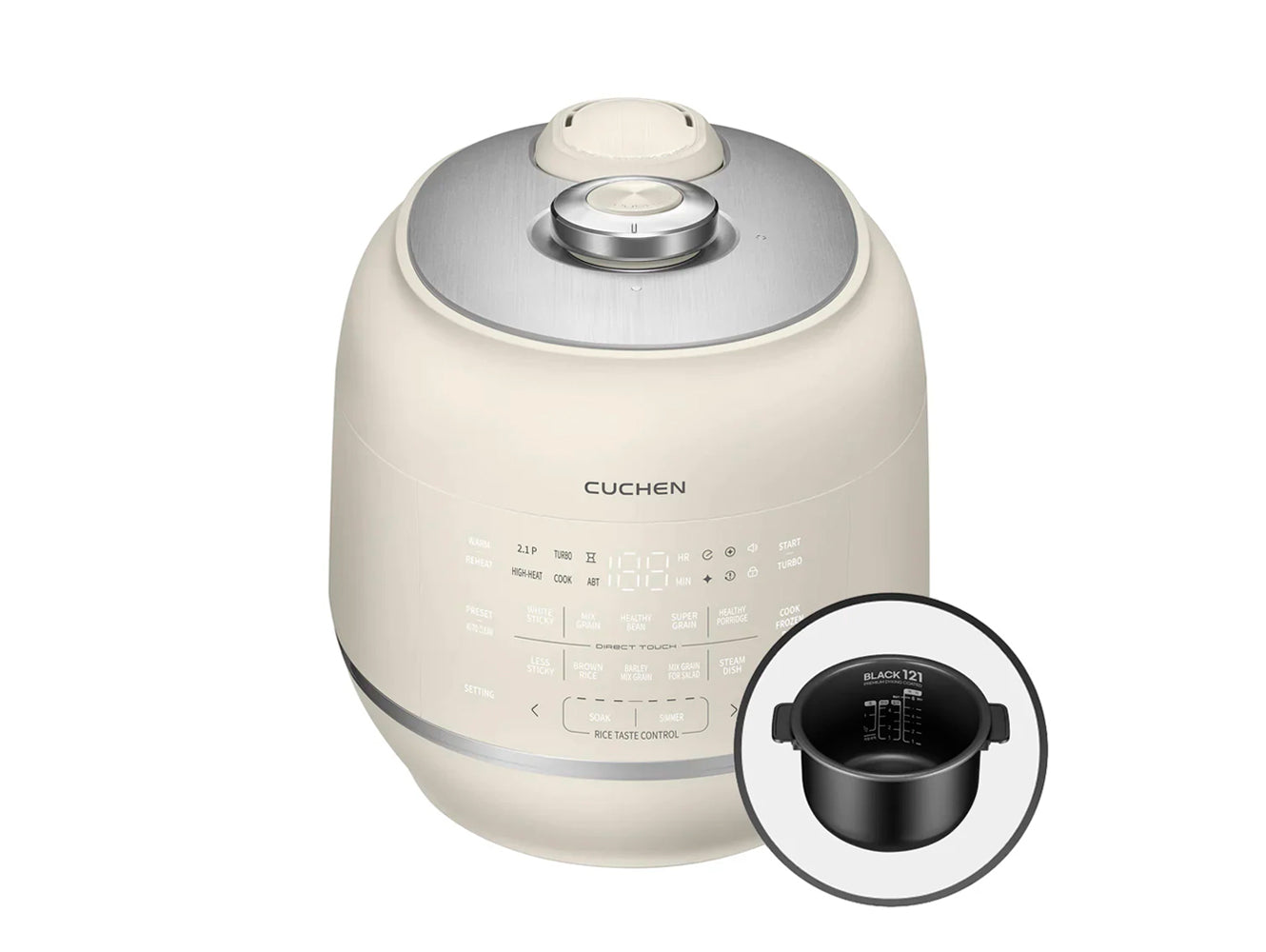 Buy Cuchen Certified Rice Cooker 10-Cup IH Pressure 121 Rice Cooker ...